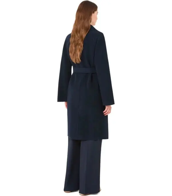 Max Mara Civada Belted Coat - Blue