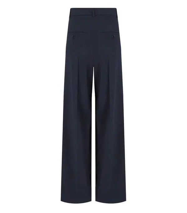 Max Mara Asta Wide Leg Trousers - Blue