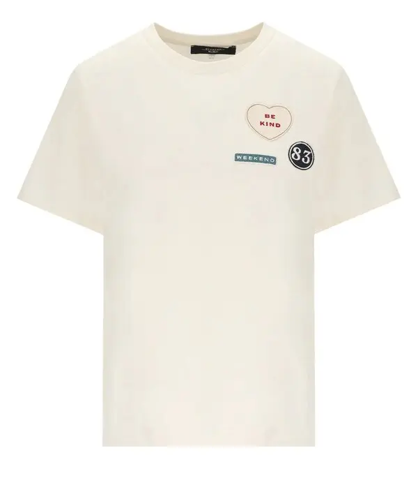 Max Mara West" T-shirt With Patches