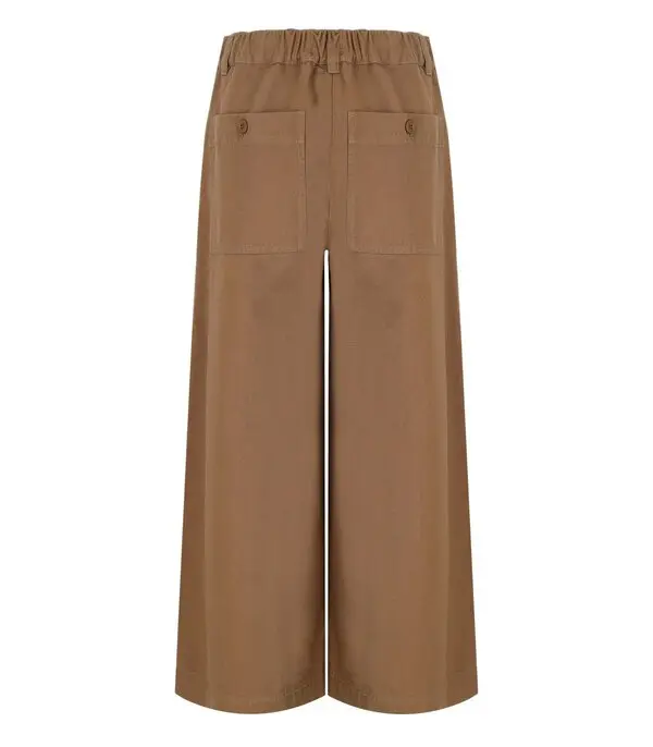 Max Mara Ariete Cropped Wide-leg Trousers