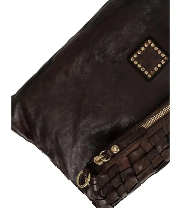 CAMPOMAGGI Carla L Dark Shoulder Bag - Brown