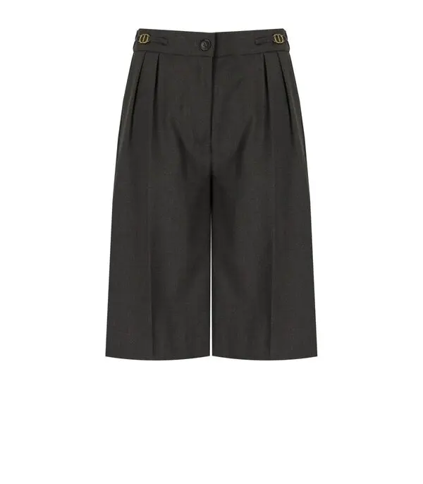 TWINSET Bermuda Shorts With Logo Buckles