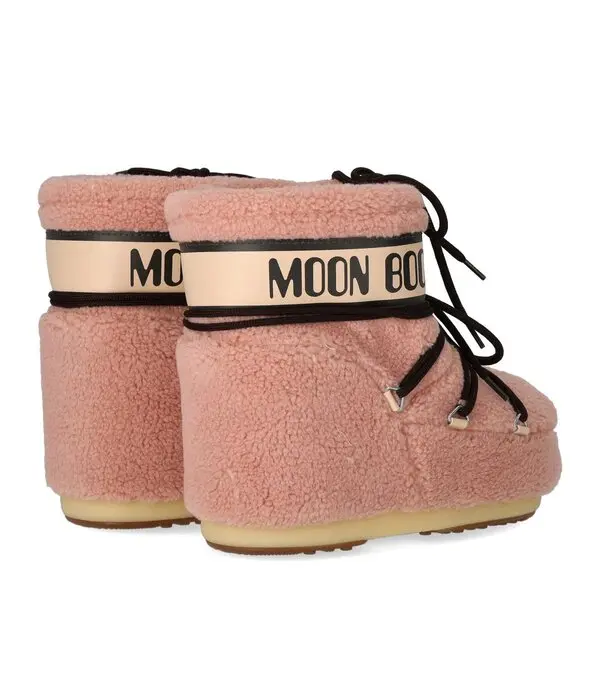 Moon Boot Icon Low Fleece Snow Boots - Pink