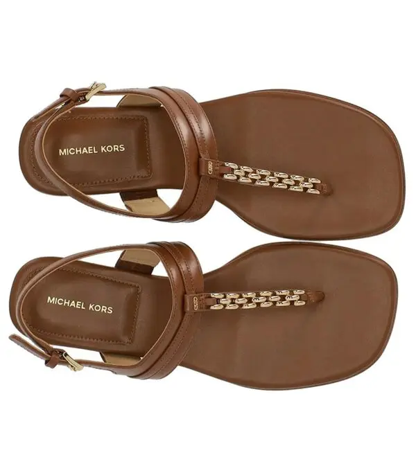 Michael Kors Marcia Thong Sandal - Tan