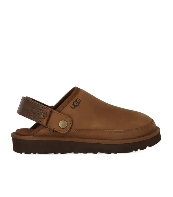 UGG Goldencoast Ii Waterproof Nubuck Clogs - Brown