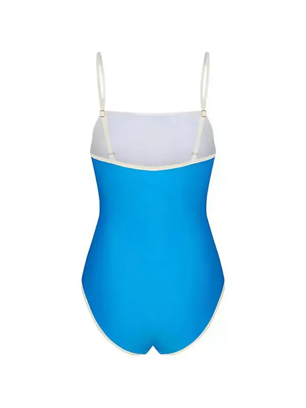 5PENING Contrast Trim High-cut Swimsuit