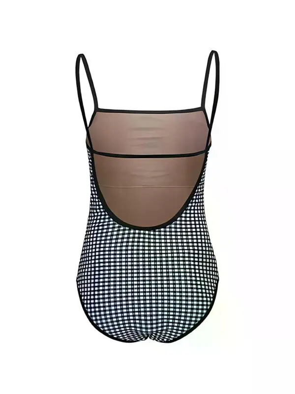 5PENING Melanie Check-print Swimsuit