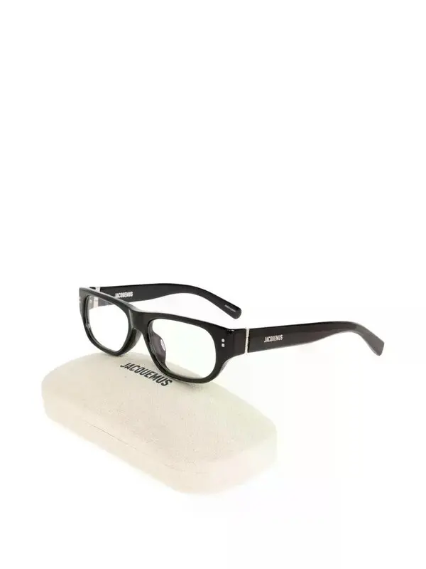 Jacquemus Rectangle Frame Eyeglasses - Black