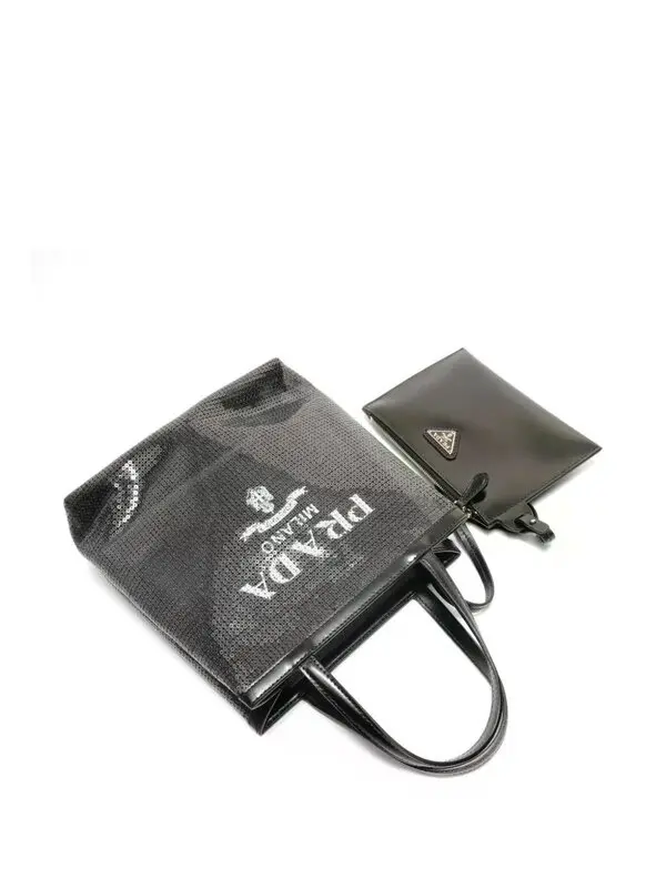 Prada Sequin Mesh Tote Bag