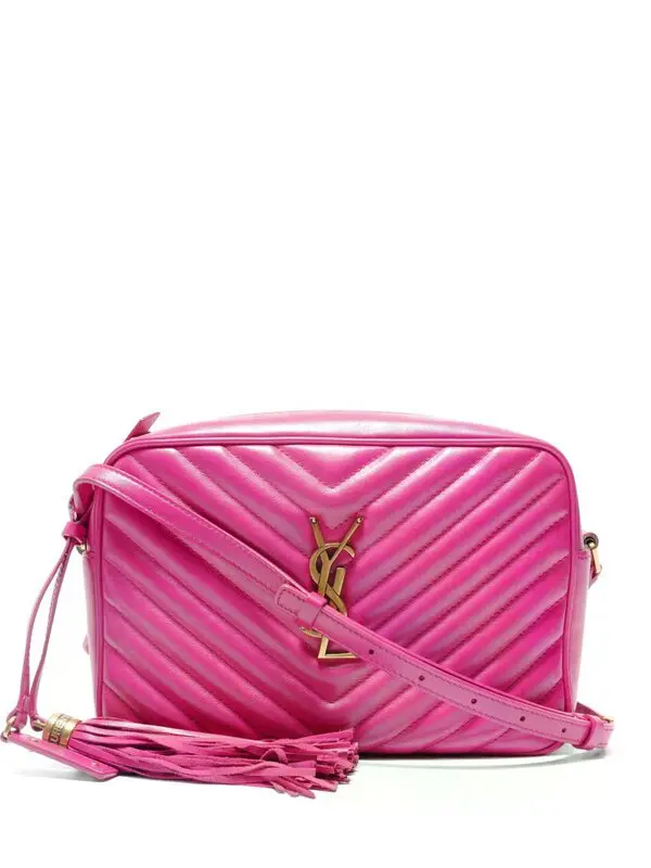 Saint Laurent Lou Shoulder Bag - Pink