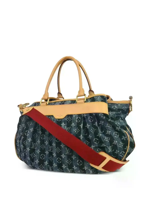 LOUIS VUITTON Cabas Raye Monogram Tote Bag - Blue