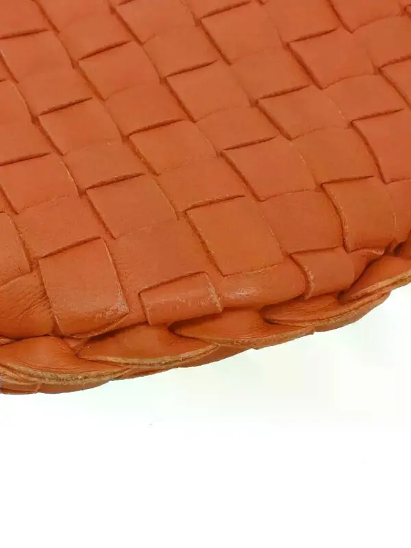 Bottega Veneta Intrecciato Shoulder Bag - Orange