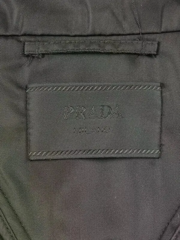 Prada Triangle Patch Zip-up Jacket
