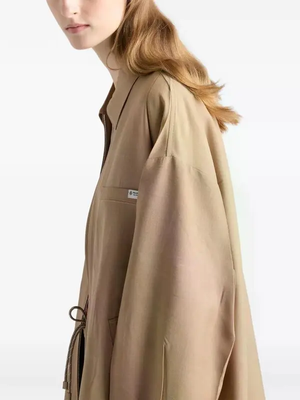 Prada Mohair Wool Blouson Jacket - Brown