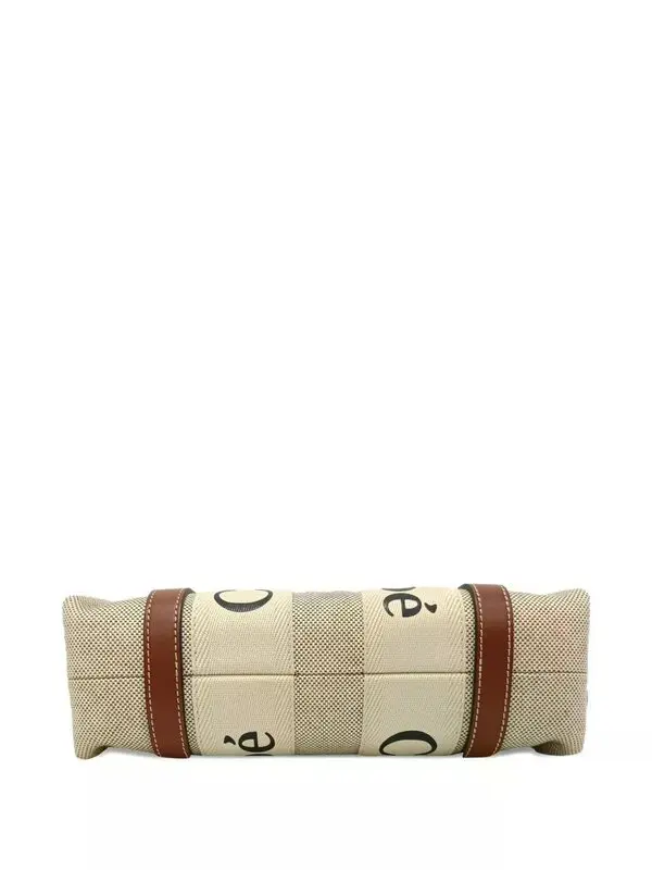 Chloé Woody Logo-strap Tote Bag - Neutrals
