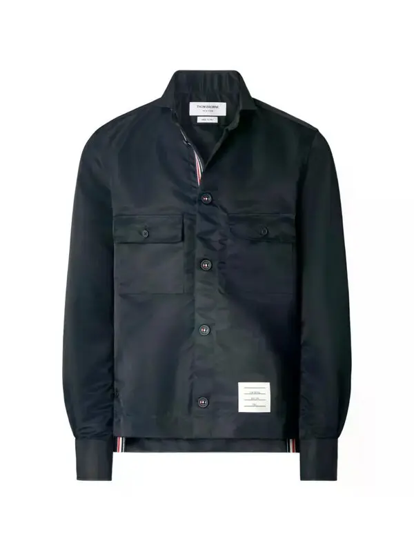 Thom Browne Twill Pocket-detail Overshirt