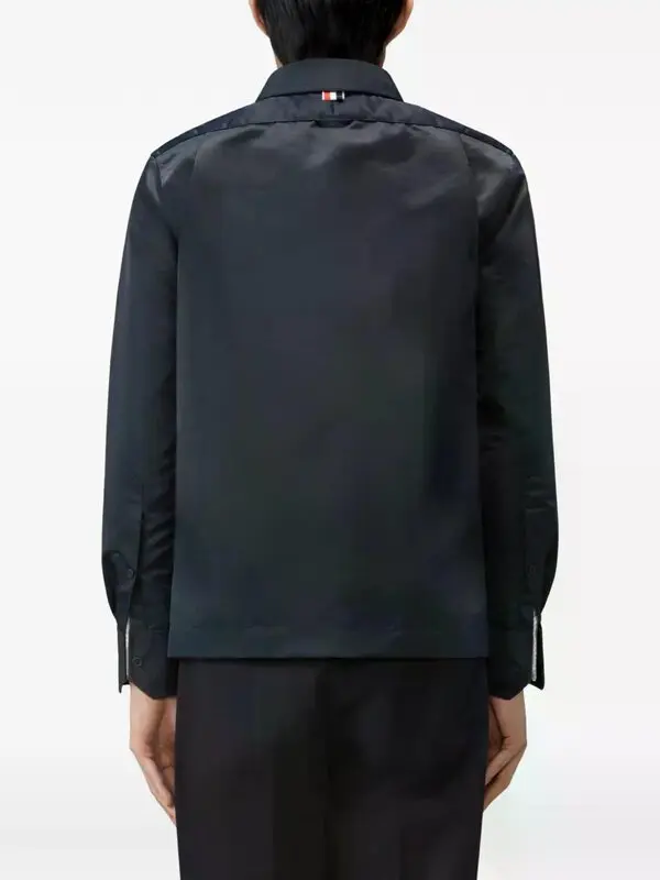 Thom Browne Twill Pocket-detail Overshirt