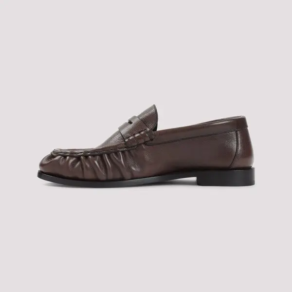 Saint Laurent 15 Loafers In Leather With Cassandre Logo