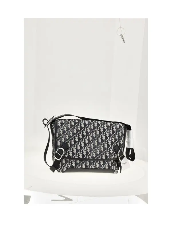Dior Monogrammed Pouch - Blue