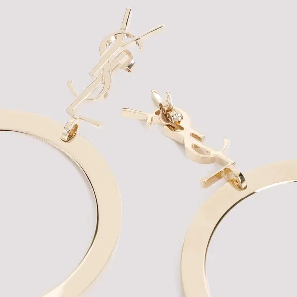 Saint Laurent Cassandre Hoop Earrings