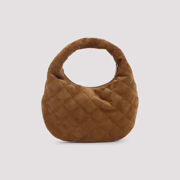 Saint Laurent Icare Hobo Bag In Suede - Brown