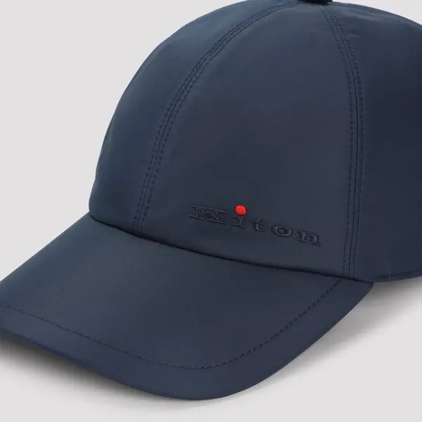 Kiton Technical Fabric Baseball Cap