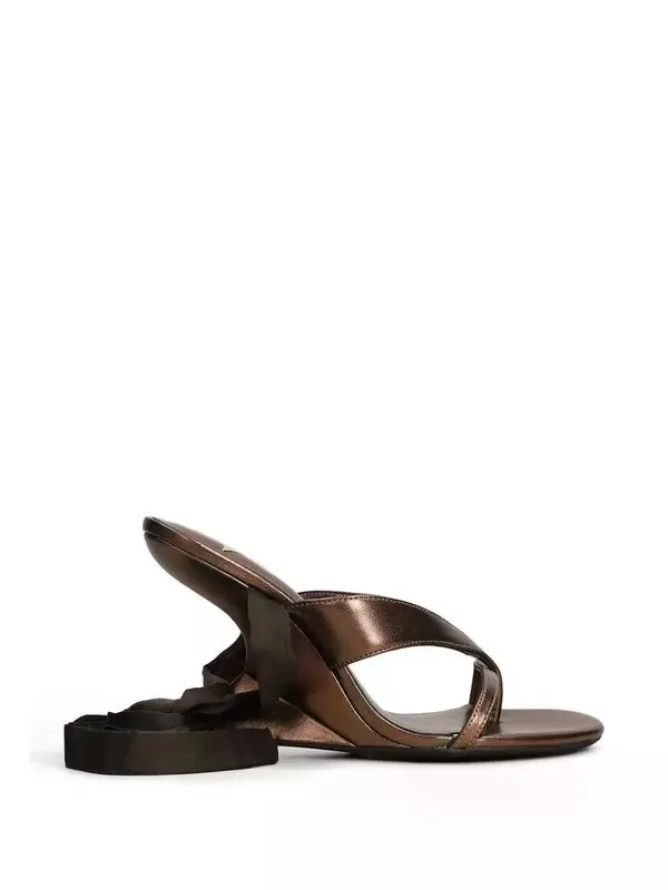 MARC ELLIS Tie-fastening Wedge Sandals