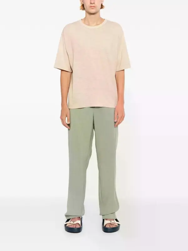 Maison Kitsuné Logo-embroidered T-shirt