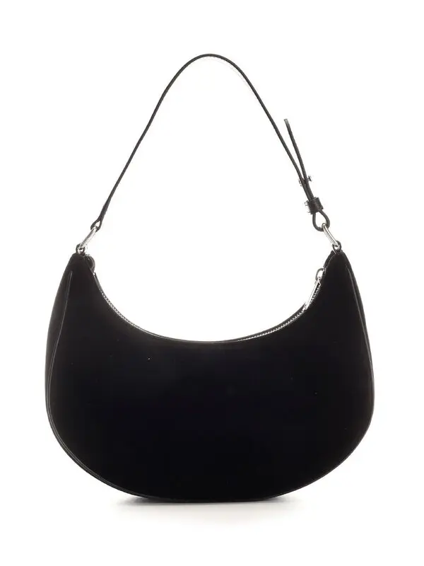 Celine Medium Ava Velvet Bag With Strass Triomphe