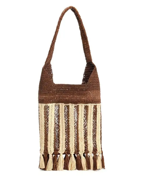 Isabel Marant Étoile Small Raffia Bag - Brown