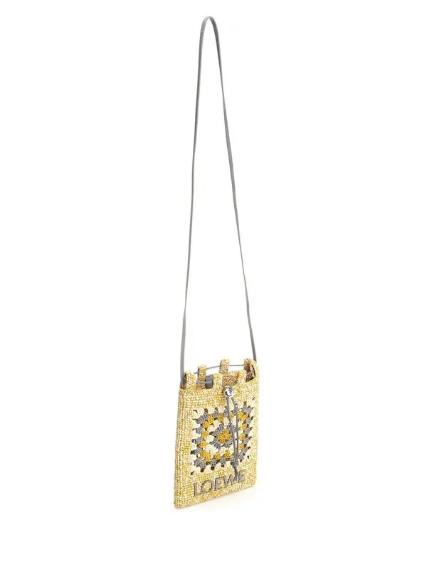 Loewe Drawstring Pocket Bag - Cream