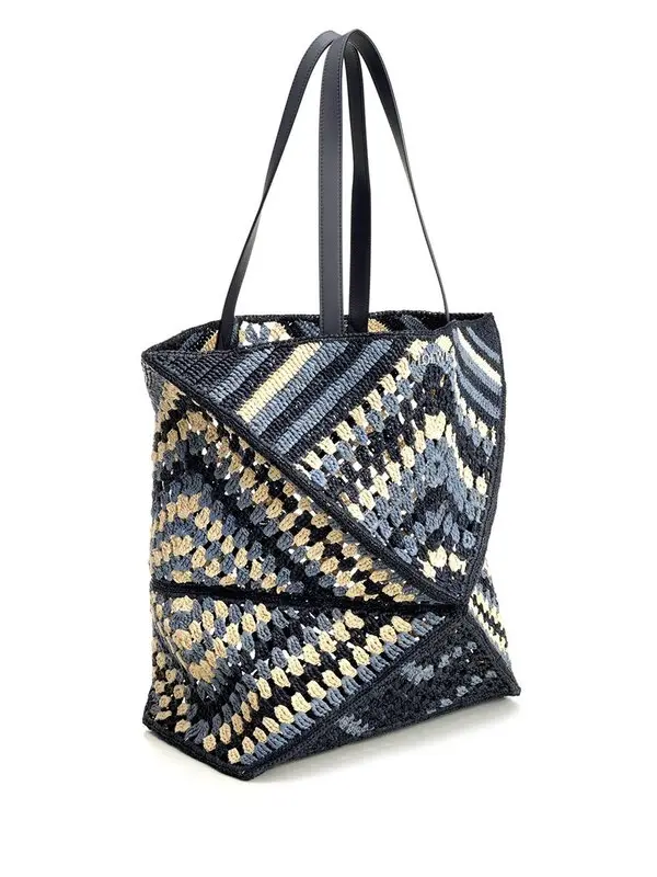Loewe Fold Xl Tote Bag In Raffia