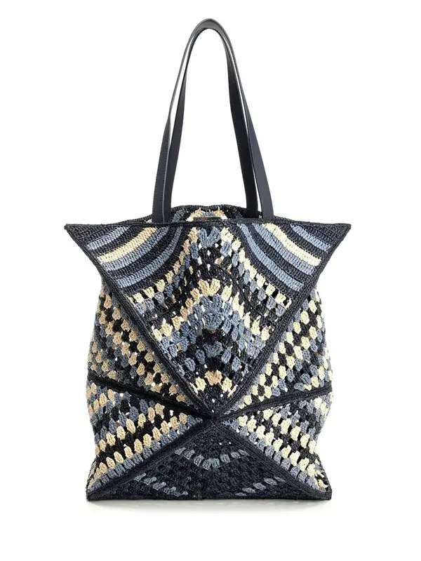 Loewe Fold Xl Tote Bag In Raffia