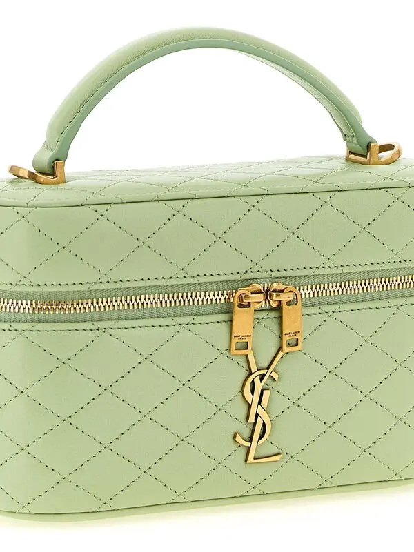 Saint Laurent Gaby Vanity Quilted Lambskin Handbag