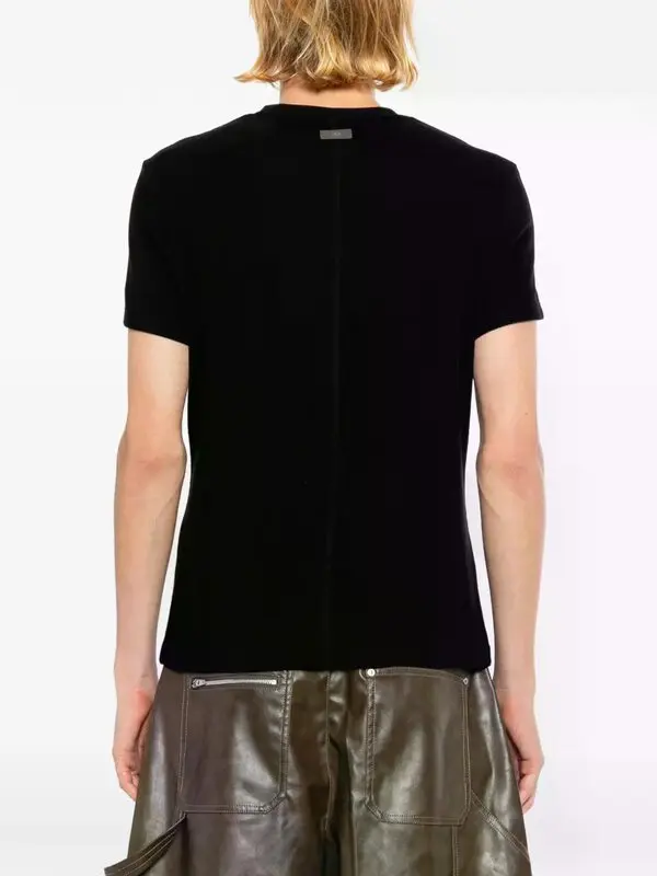 TEAM WANG DESIGN Crew Neck T-shirt With Seam Detail