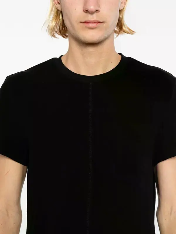 TEAM WANG DESIGN Crew Neck T-shirt With Seam Detail