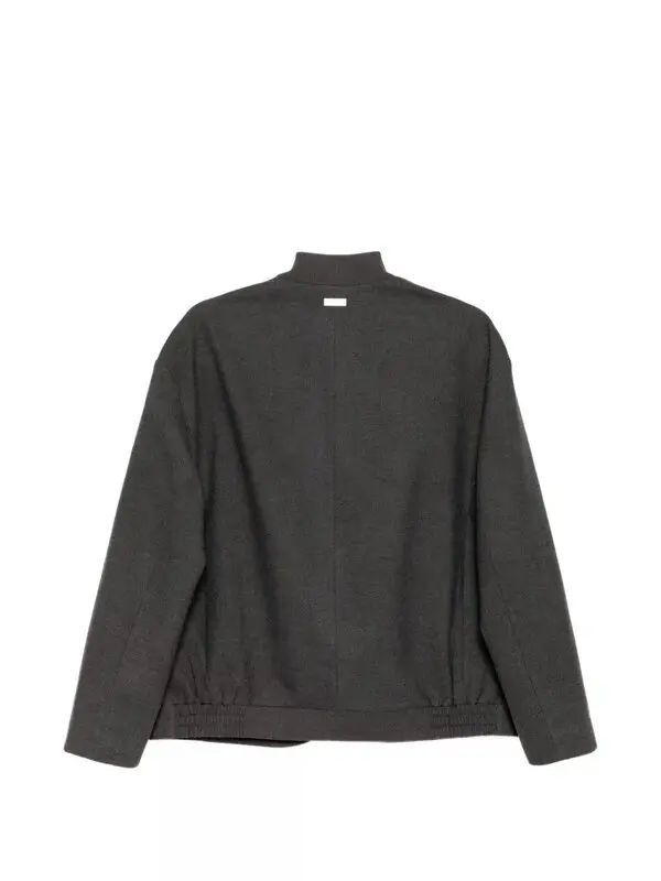 TEAM WANG DESIGN Ash Ribbed Frog-fastening Jacket