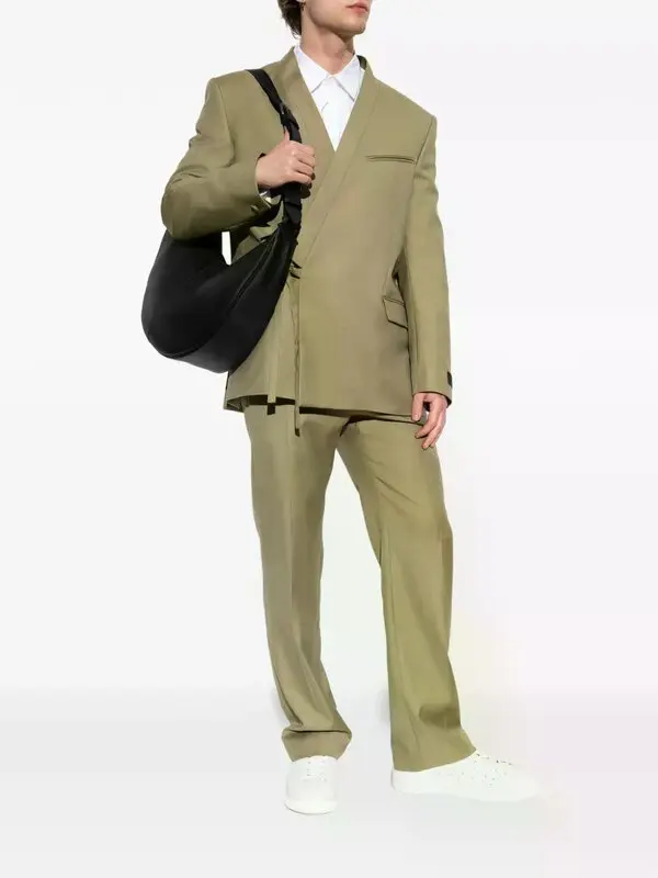 Kenzo Wrap-tie Virgin-wool Jacket