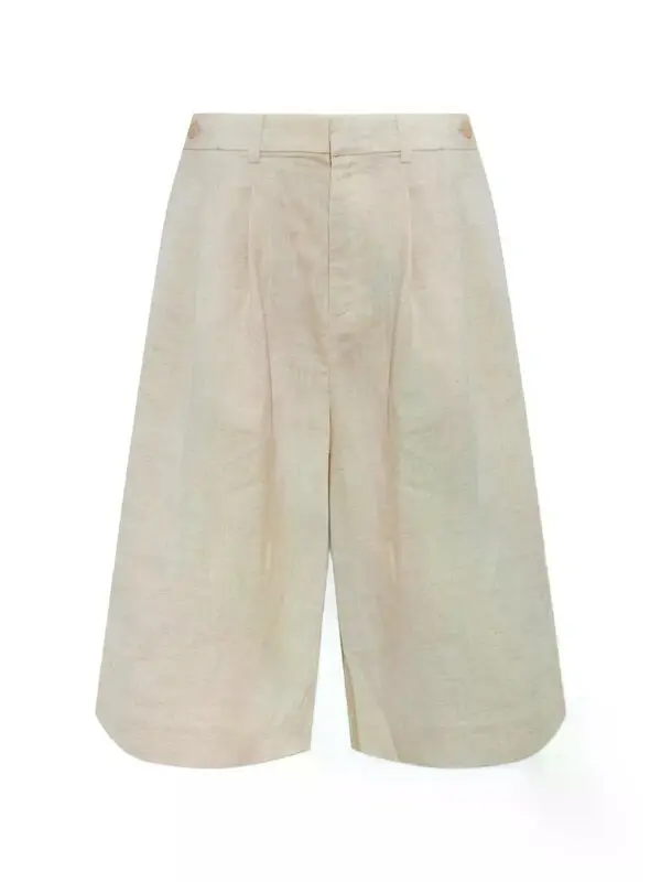 GESTUZ Pleated Wide-leg Shorts