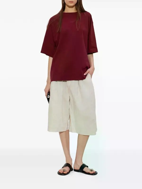 GESTUZ Pleated Wide-leg Shorts
