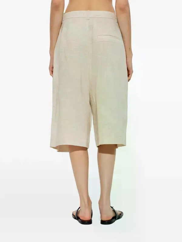 GESTUZ Pleated Wide-leg Shorts