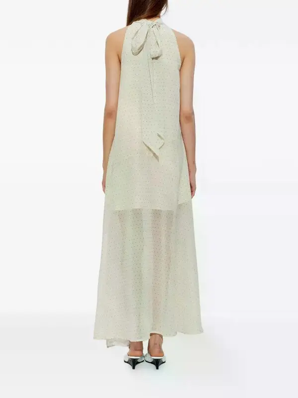 GESTUZ Halterneck Polka-dot Dress