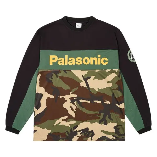 PALACE Hi Ya Long Sleeve Woodland Camo Shirt