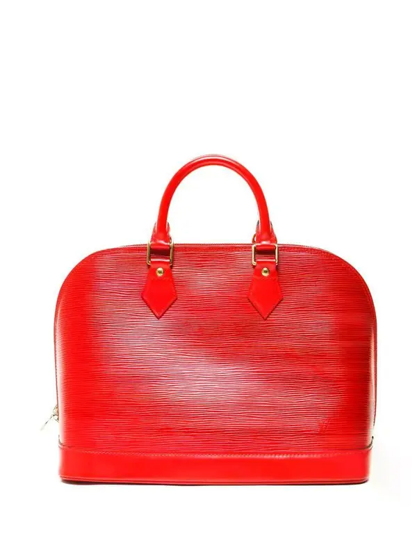 LOUIS VUITTON Epi Alma Pm Handbag - Red