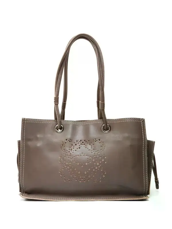 Loewe Anagram Leather Tote Bag