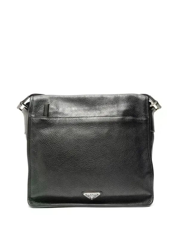 Prada Flapped Leather Shoulder Bag