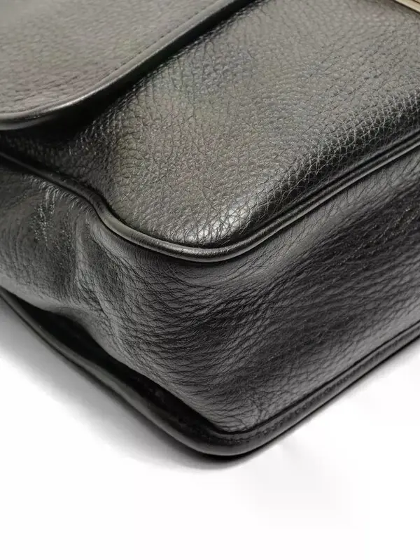 Prada Flapped Leather Shoulder Bag