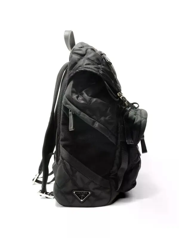 Prada Quilted Patch Backpack