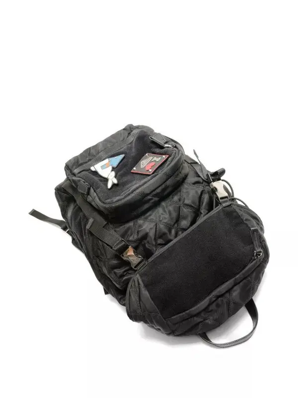 Prada Quilted Patch Backpack