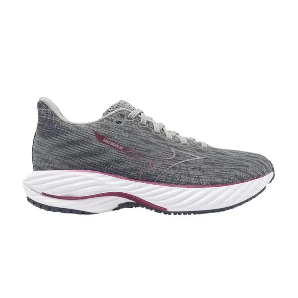 Mizuno Wave Rider 28 Athletic Sneakers - Grey